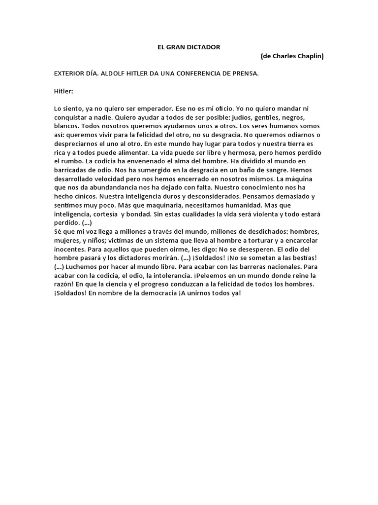Hitler Monologo | PDF | Ciencias sociales