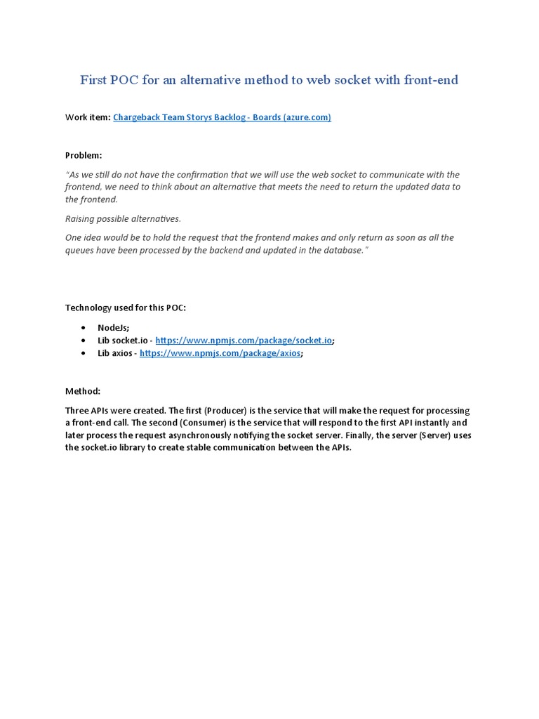 POC Socket Io | PDF | Computers