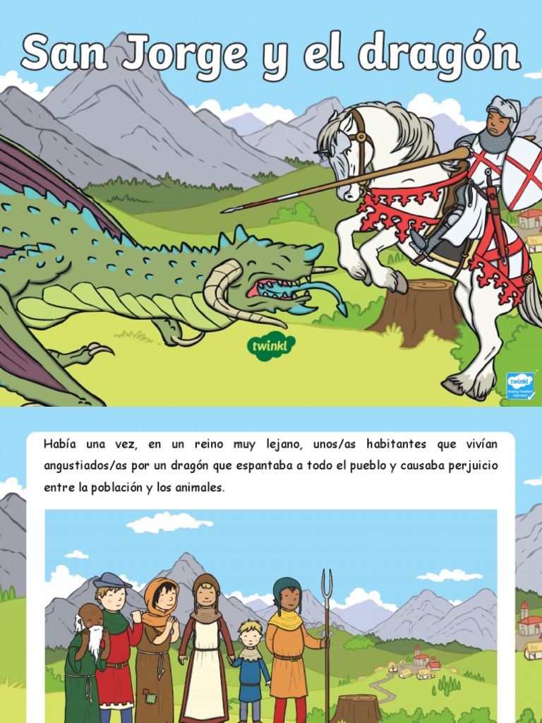 Historia de San Jorge y El Dragon | PDF | Historia