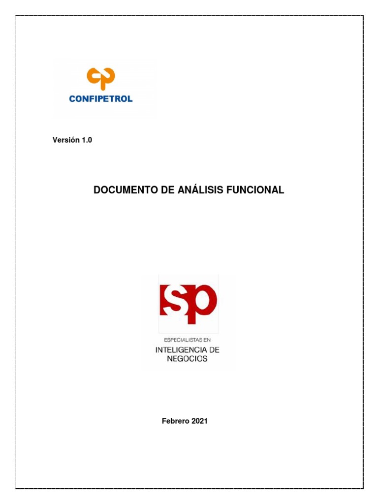Documento Funcional | PDF | Bases de datos | Procesos de negocio