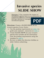 Invasive Species Wanted Poster | PDF | Science & Mathematics