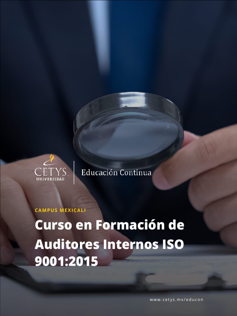 Curso en Formación de Auditores Internos ISO 9001_2015 | PDF ... Curso en Formación de Auditores Internos ISO 9001_2015 | PDF ...