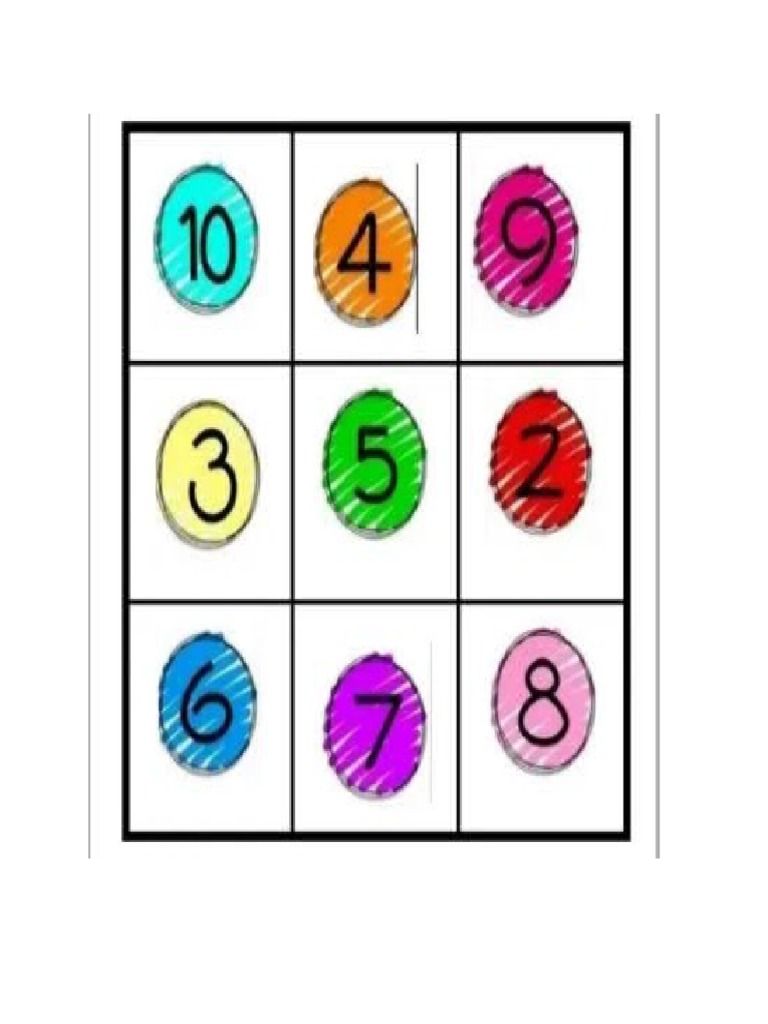 Loteria Del 1 Al 10 | PDF