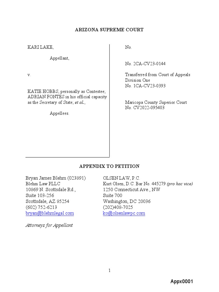 Final+Appendix+Lake Compressed | PDF | Complaint | Pleading