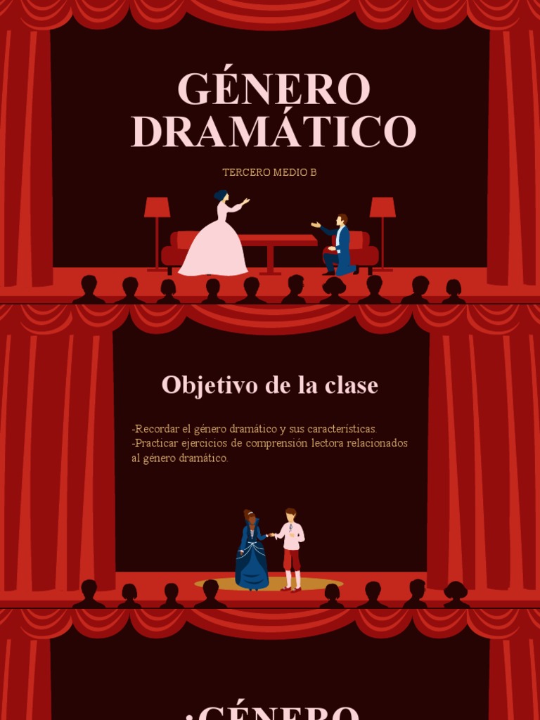 El Género Dramático | PDF | Teatro