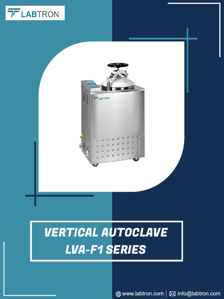 Vertical Autoclave LVA F1 Series | PDF | Sterilization (Microbiology ...