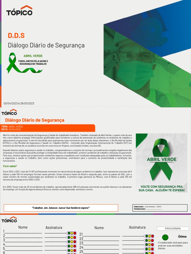 DDS Abril 2023 | PDF | Tráfego