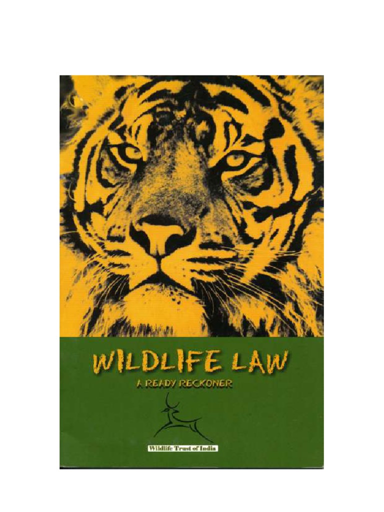 Wildlife Law - A Ready Reckoner | PDF | Bail | Arrest