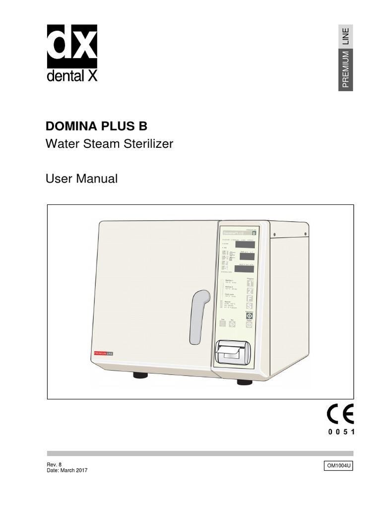 OM1004U Rev8 Manuale Operatore Domina Plus B | PDF | Sterilization (Microbiology) | Water