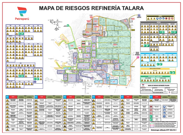 Mapa de Riesgo Refineria Talara 2023 - Petroperu | PDF | Medicina ...