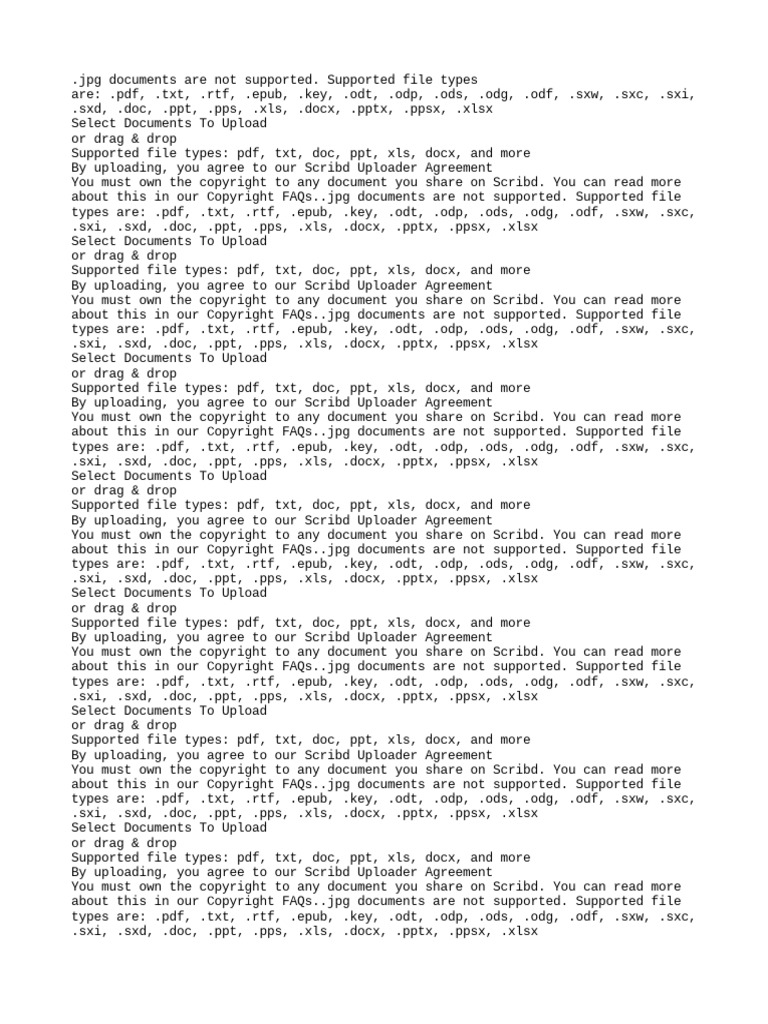 Scribd Document Upload Guide | PDF | Computers