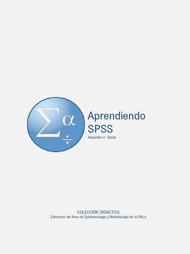 Aprendiendo SPSS | PDF | Spss | Estadísticas