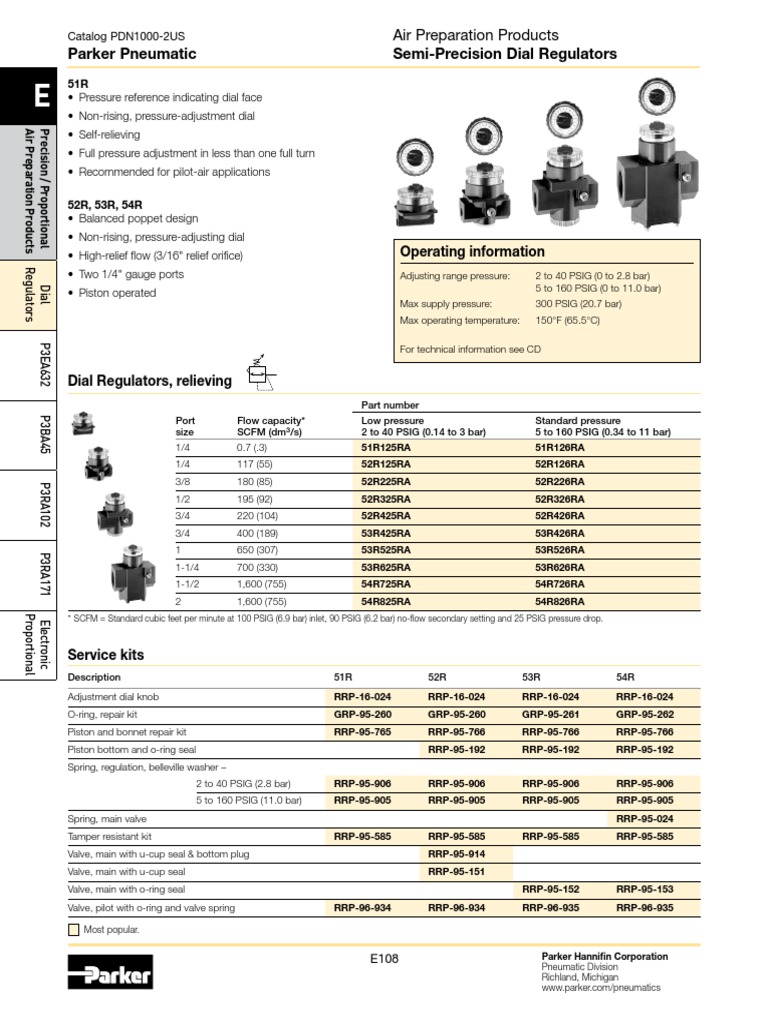 (PDN1000-2US - 05-13) Semi-Precision Dial Regulators | PDF | Mechanical Engineering ...