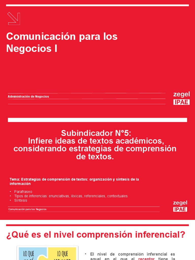 Il2-Tema 5 | PDF | Comunicación | Inferencia