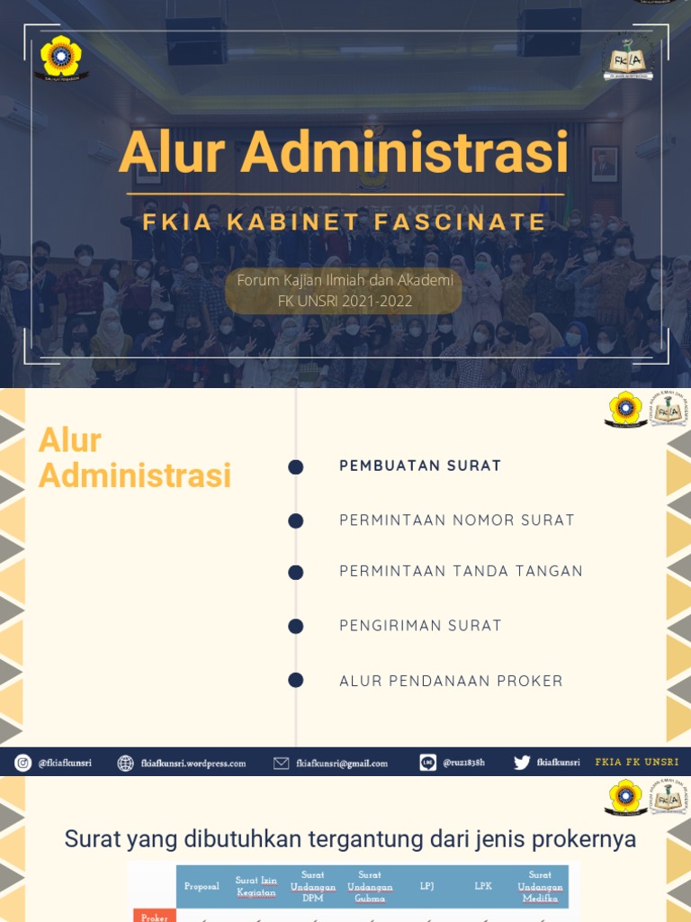Alur Administrasi FKIA 20212022 | PDF