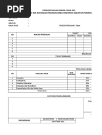 Form Evaluasi Kinerja PTT - PK Dinsos Jatim 2024 | PDF