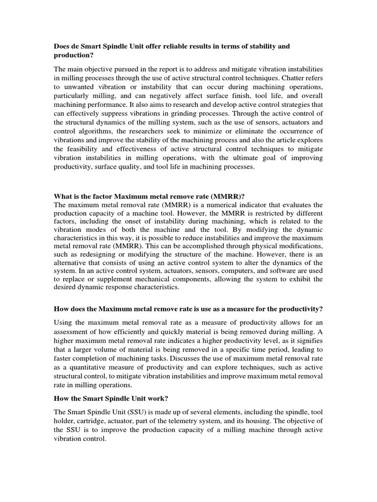 Mitigation of Chatter Instabilities in Milling by Active Structural ... Mitigation of Chatter Instabilities in Milling by Active Structural ...