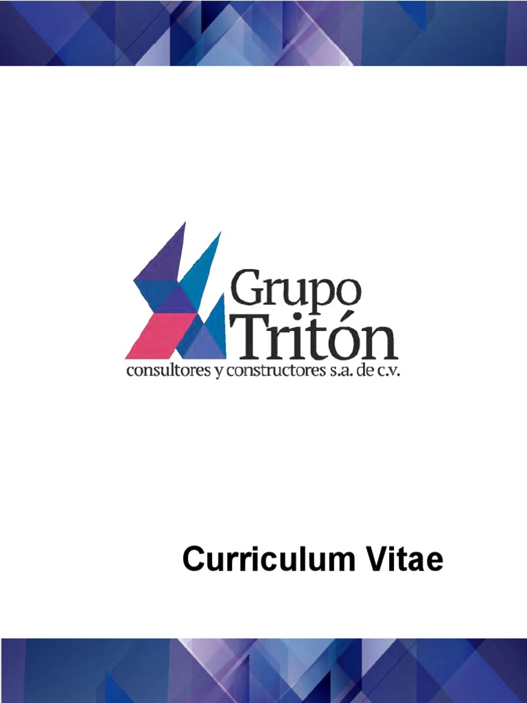 CV Triton | PDF | Calidad (comercial) | México