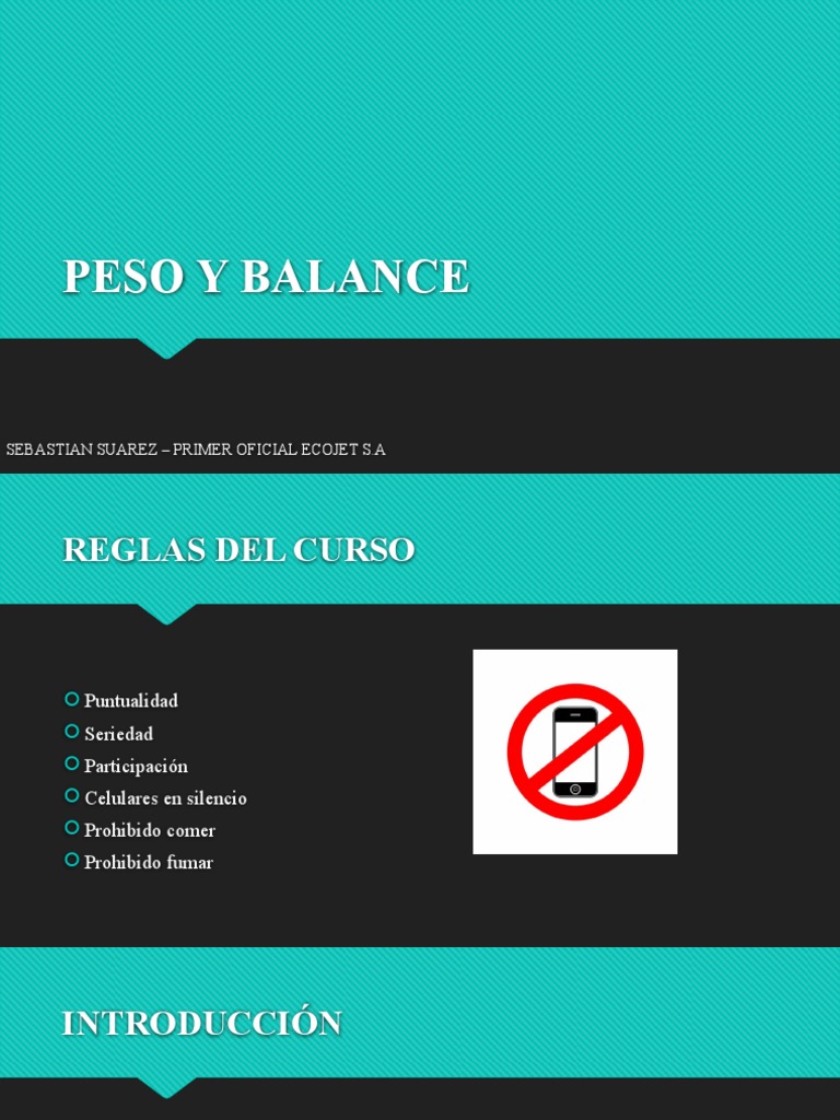 Peso y Balance | Descargar gratis PDF | Avión | Quitarse