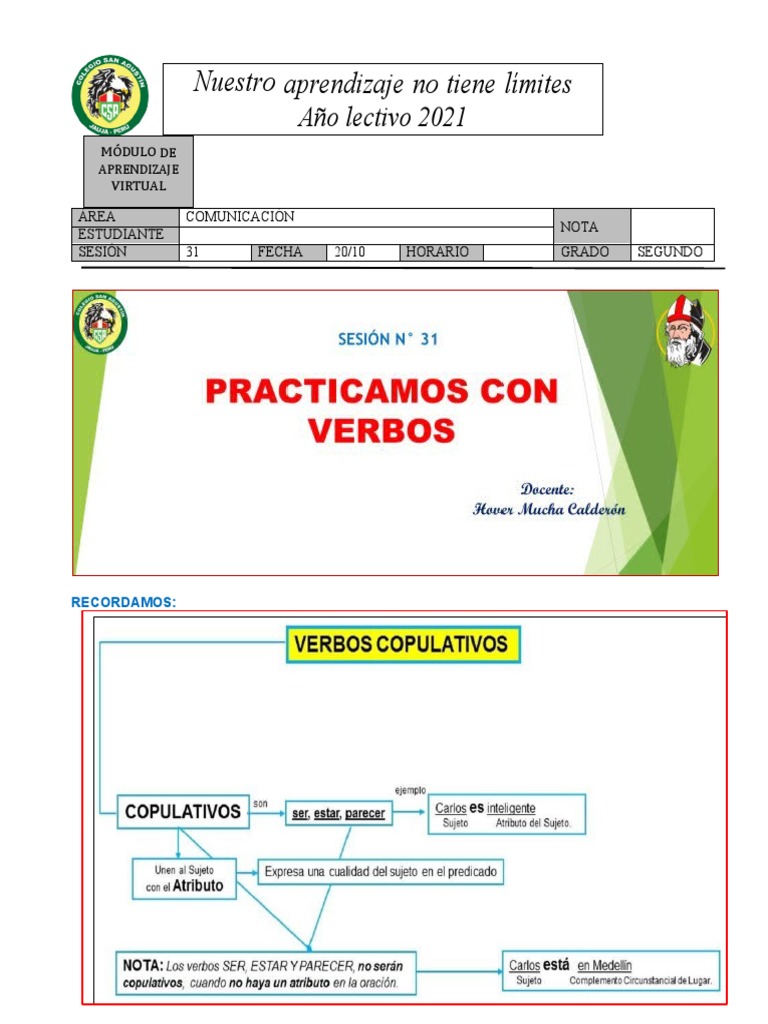 Practicamos Con Verbos - I | PDF