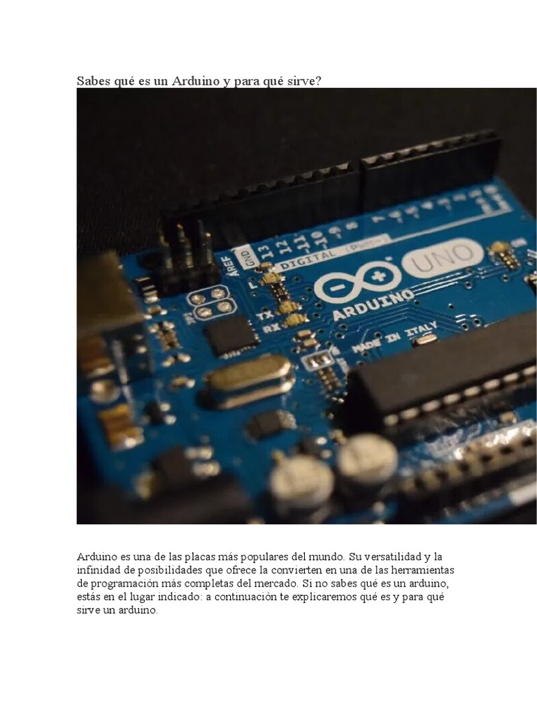 Arudinos y Microcontroladore | PDF | Arduino | Microcontrolador