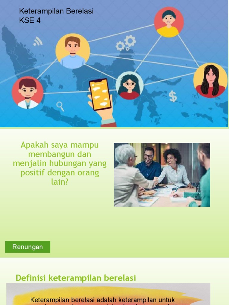 Keterampilan Berelasi dalam Pembelajaran | PDF | Karier & Perkembangan