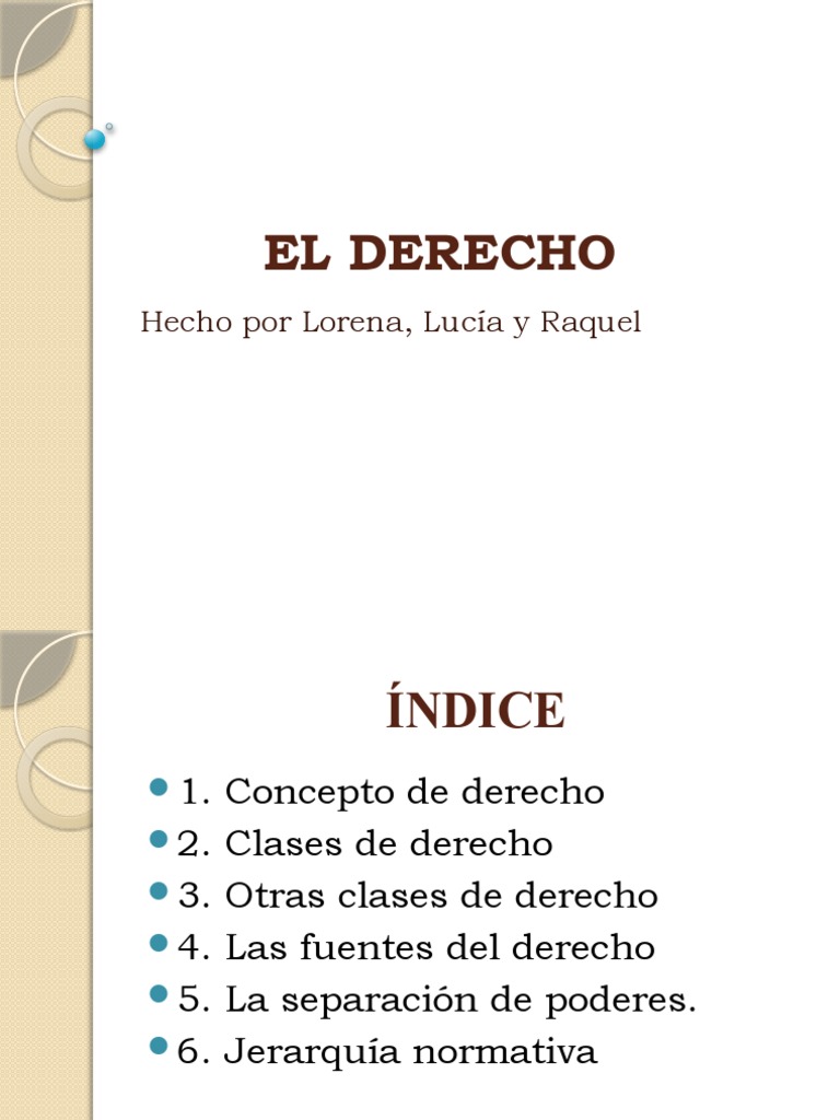 Conceptos y Clases del Derecho | PDF | Derecho