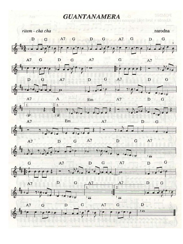 Guantanamera | PDF