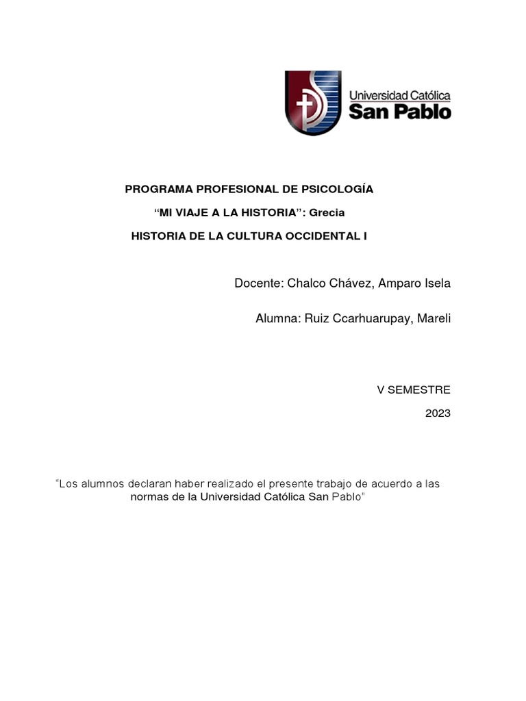 Mi Viaje A La Historia | PDF