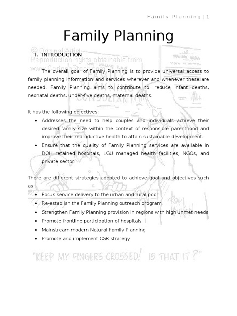 Family Planning Overview and Methods | PDF | Birth Control | Family ...