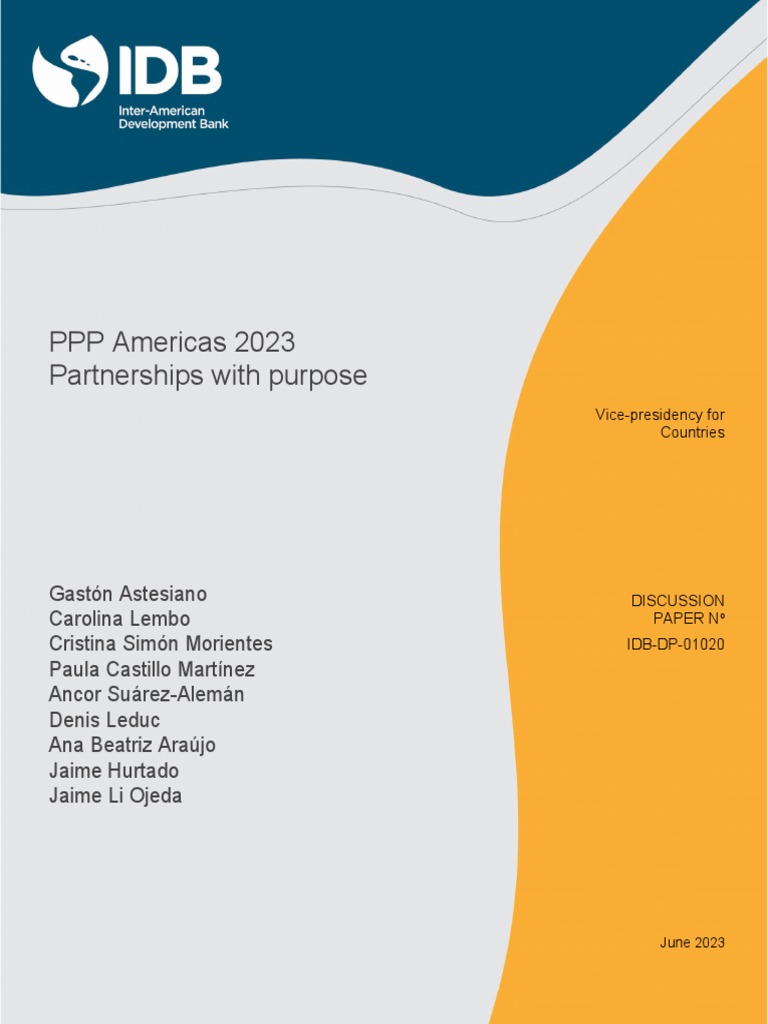 IDB AmericasPPP2023 | PDF