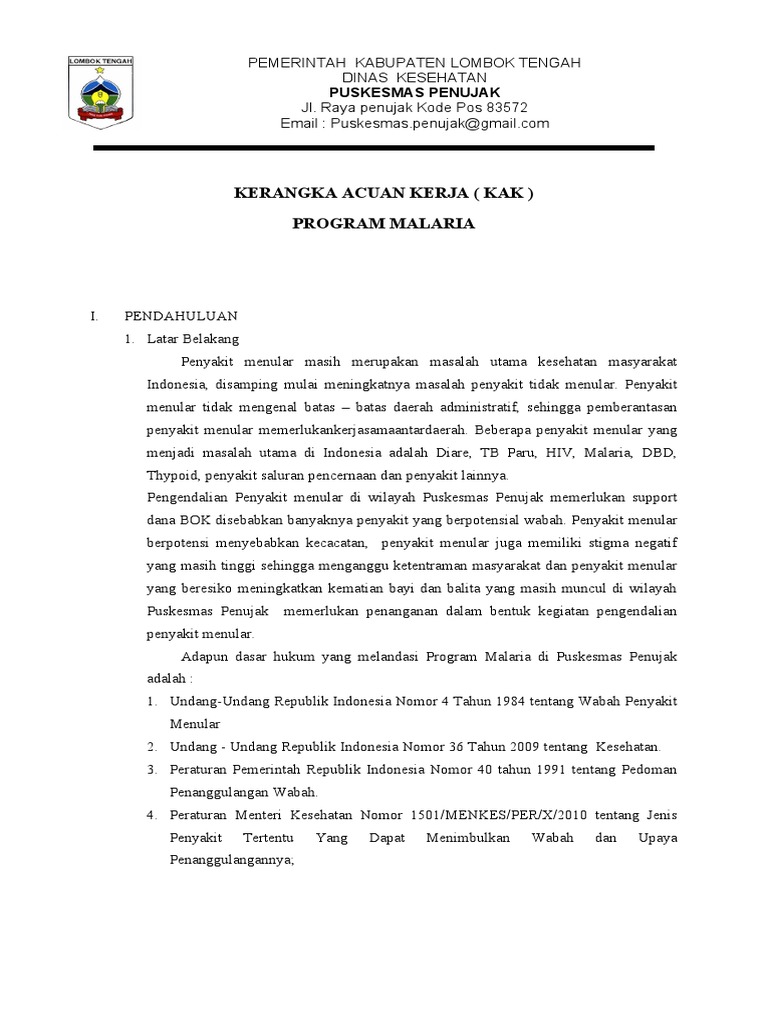 Kak Malaria | PDF