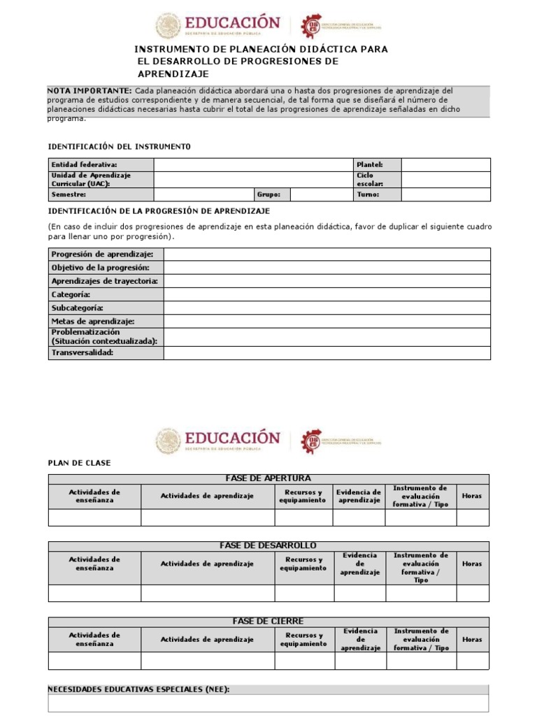 DGETI-Instrumento Planeación Didáctica General | PDF | Evaluación ... DGETI-Instrumento Planeación Didáctica General | PDF | Evaluación ...