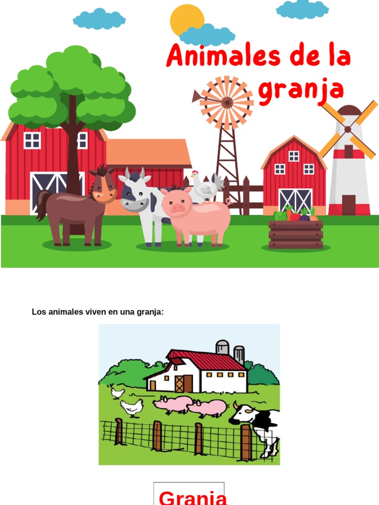 Animales de La Granja PDF | PDF | Granjas | Ciencias sociales ambientales