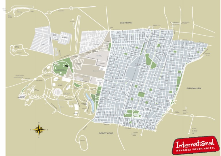 Mapa Calles Ciudad de Mendoza | PDF
