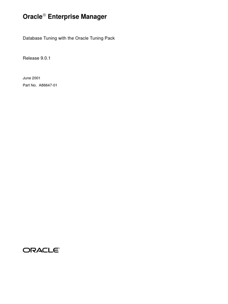 19 - Database Tuning With The Oracle Tuning Pack | PDF