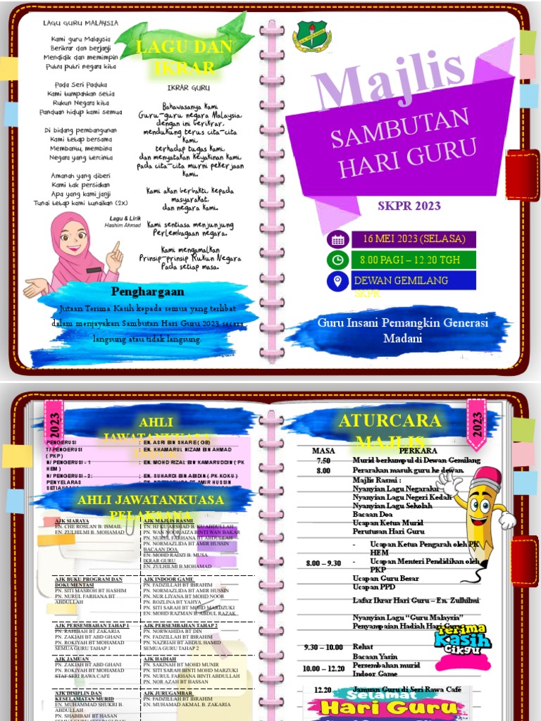 Buku Program Hari Guru 2023 | PDF