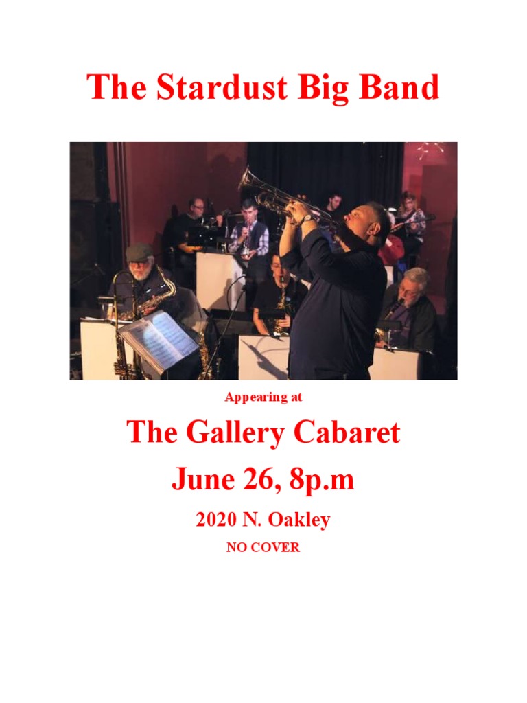 Stardust Big Band at Gallery Cabaret | PDF