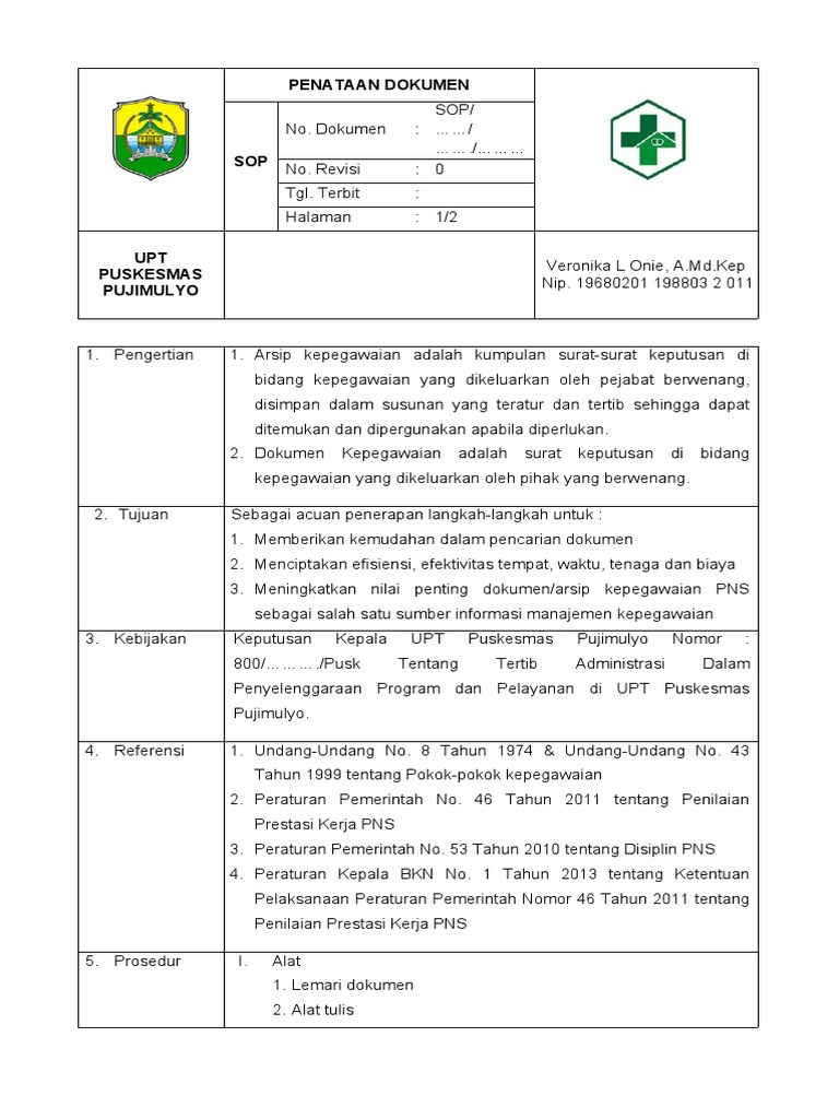 PENATAAN DOKUMEN New | PDF