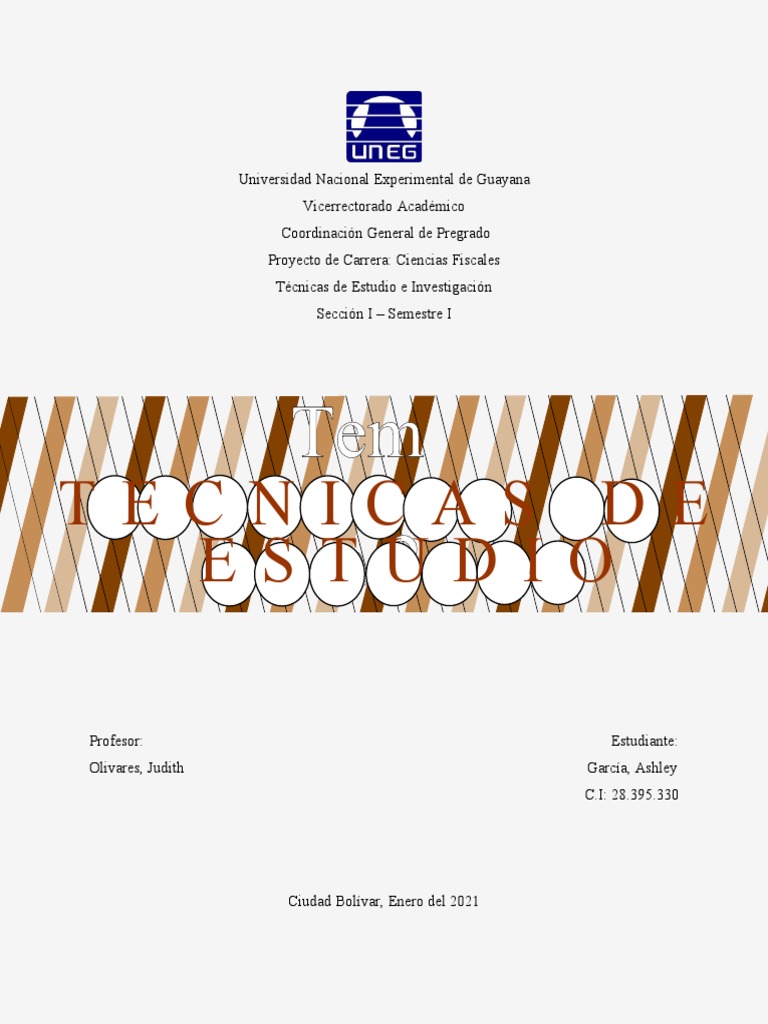 Tecnicas de Estudio | PDF | Habilidades de estudio | Modificación de comportamiento