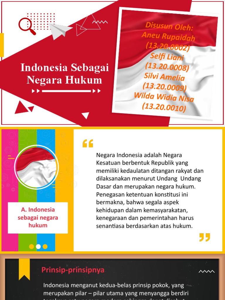Indonesia Sebagai Negara Hukum Kel 02 | PDF