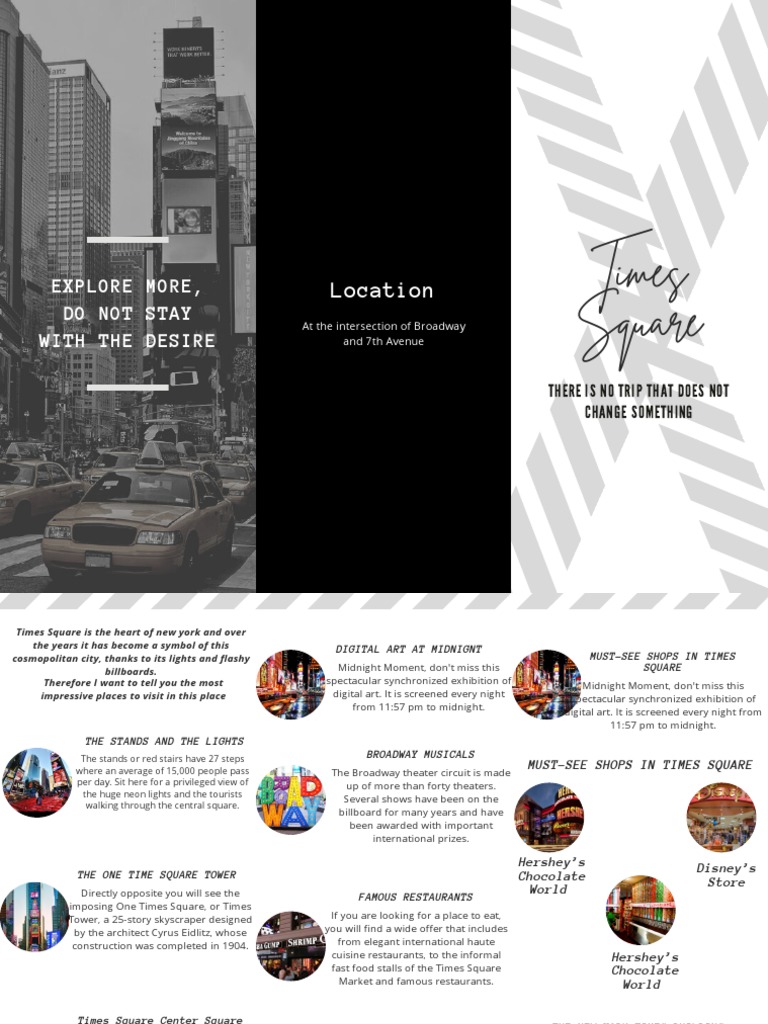 Times Square Attractions Guide | PDF