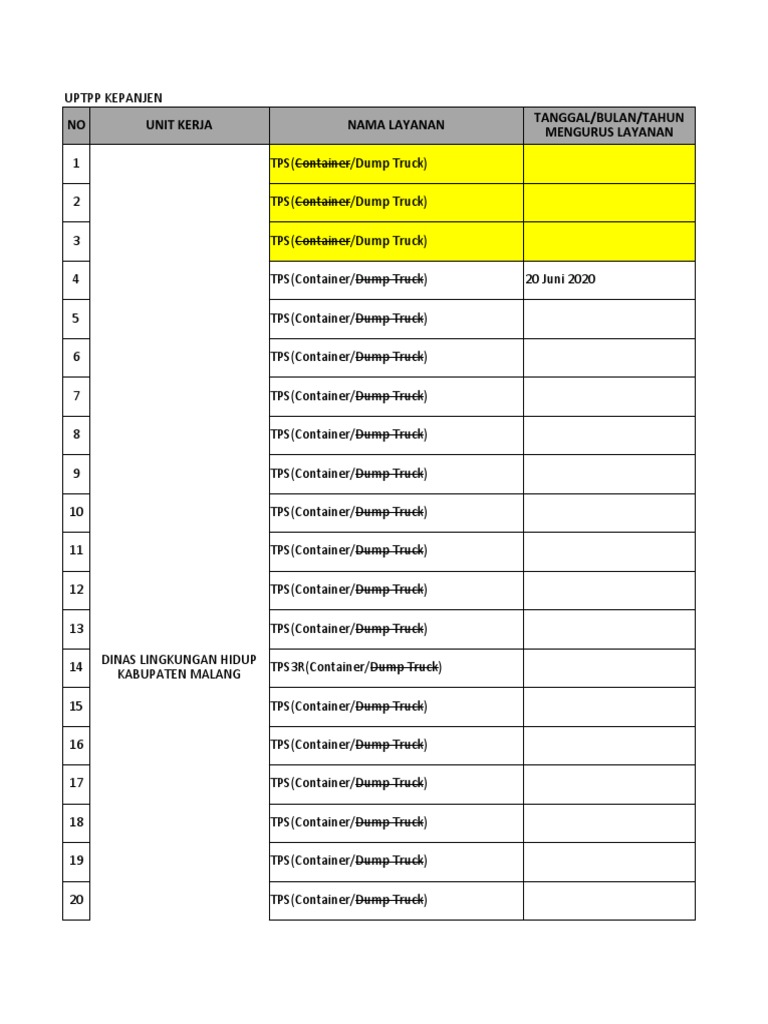 Contoh Form Isian | PDF