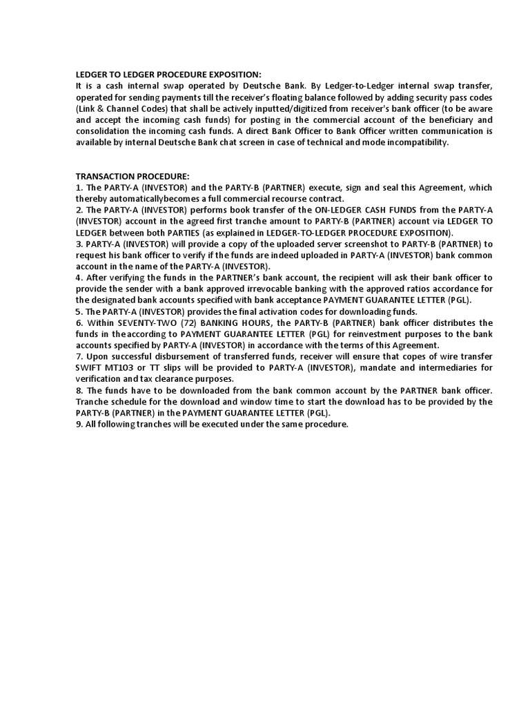 Transaction Procedure Eng | PDF | Banks | Payments