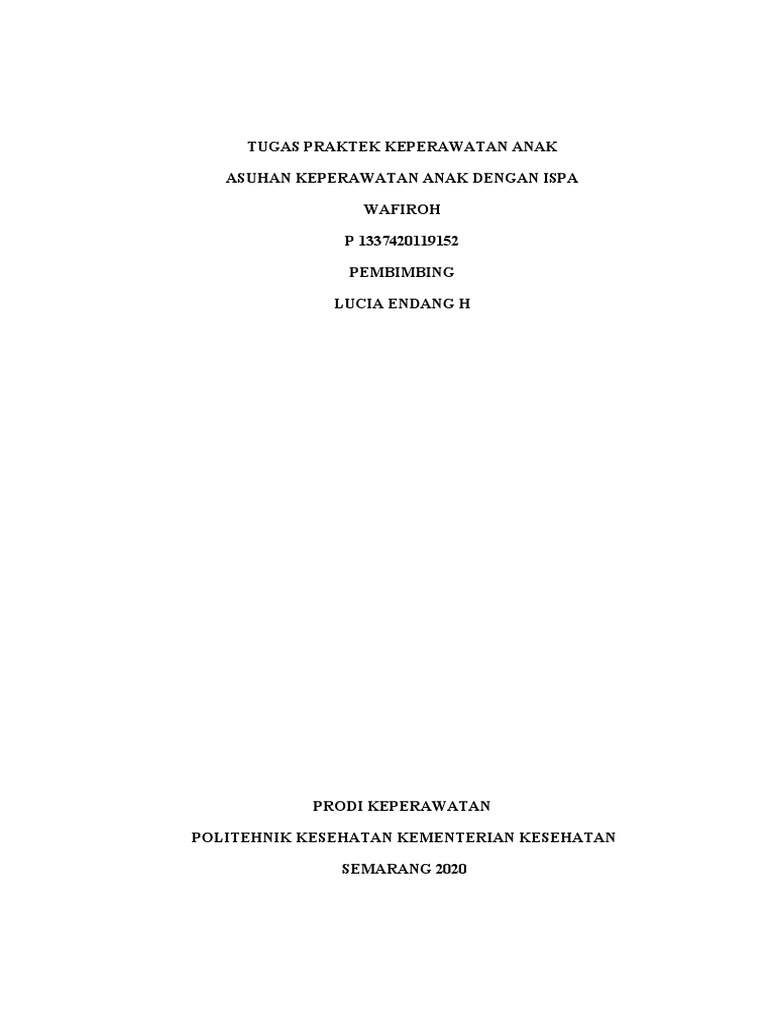 Askep Anak Ispa | PDF