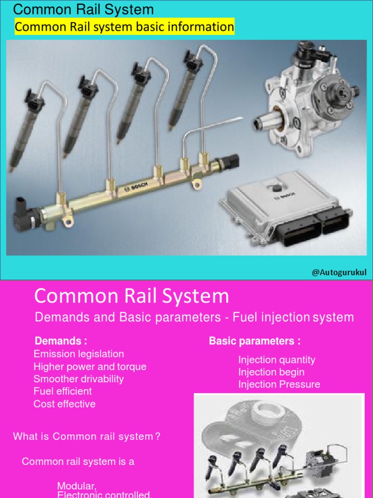 Diesel Common Rail System Overview | Download Free PDF | Fuel Injection ...