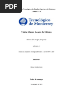Reporte Museo Banco de México | PDF | Dinero | Museo