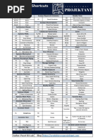 Revit Shortcuts Cheat Sheet | PDF | Software | Software Engineering