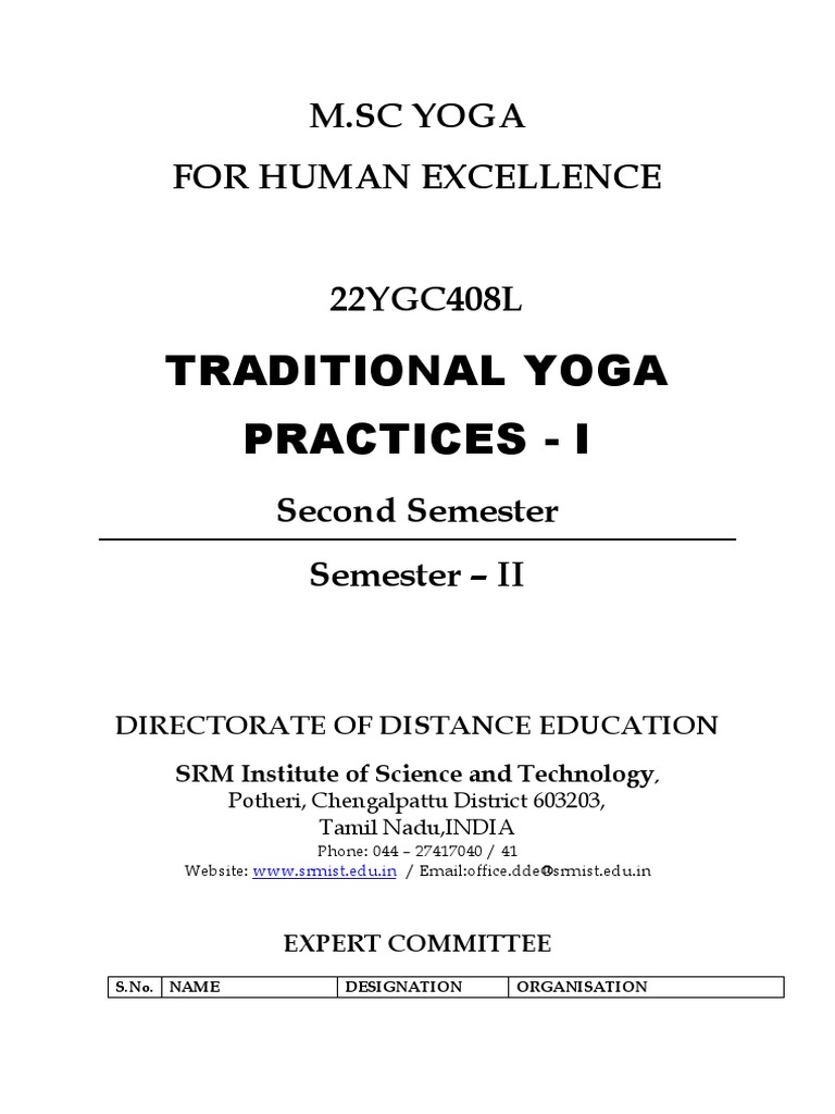 Traditional Yoga Practices Overview | PDF | Asana | Prana