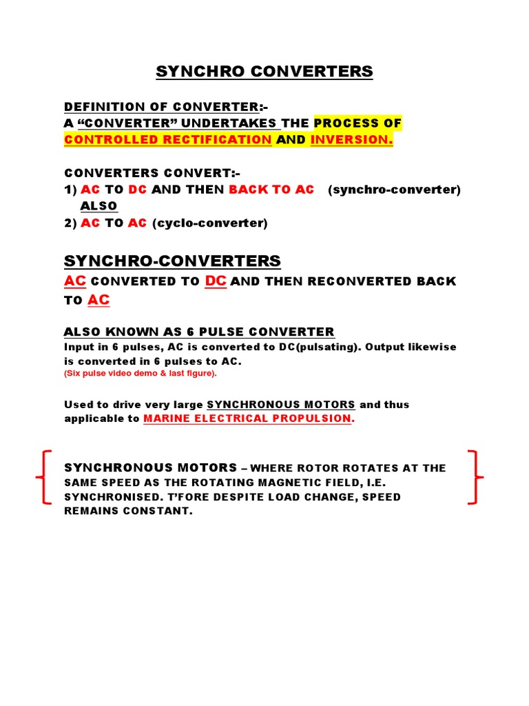 SYNCHRO CONVERTERS (12) | PDF